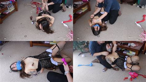 Asian Princess Lilys Bondage Romp Scene 4 Hogtied On Screen Given A