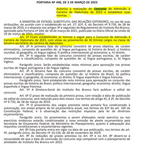 Concurso Diplomata 2023 Banca Definida Iades Organizará O Certame Veja