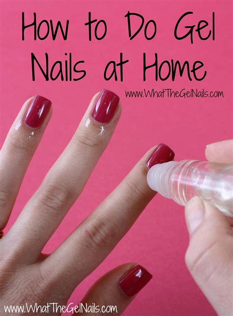 Diy Gel Nails At Home Onepronic