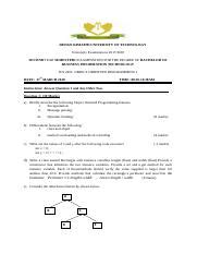 ICS 2201 Object Oriented Programming I Supp PRINT READY Docx DEDAN