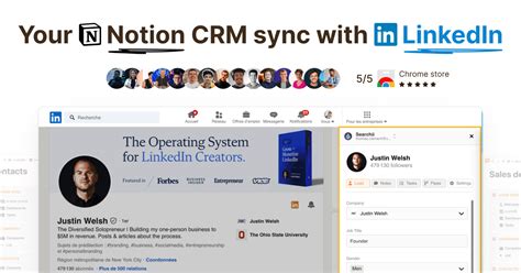 N Crm Notion Crm Connected To Linkedin