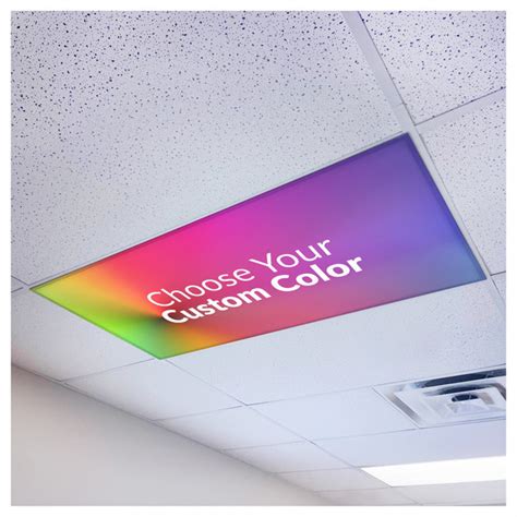 Custom Solid Color Magnetic Light Covers For Led Lights