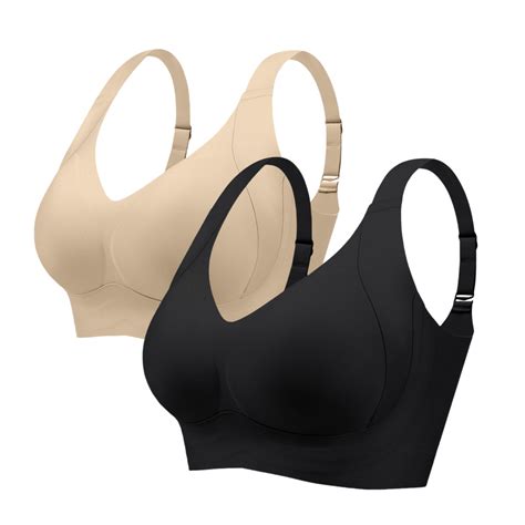 Daystry Plus Size Everyday Bras For Women Full Coverage Soft Sleep