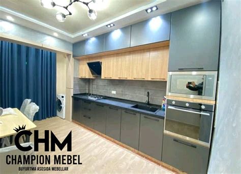 Кухонный гарнитур Hi Tech из АКРИЛ МДФ ЛАМИНАТ Ошхона мебеллари 2 800 000 сум Кухонная