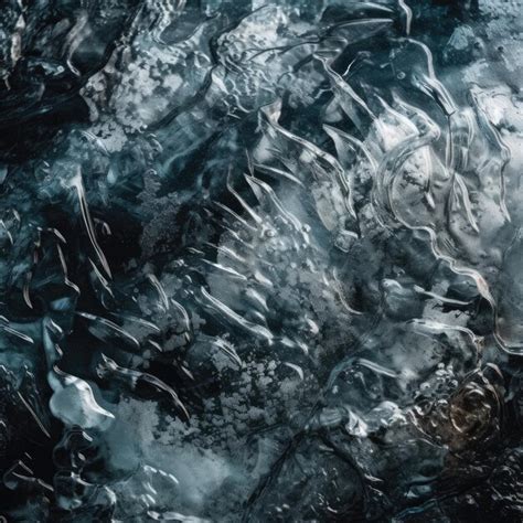 Premium Ai Image Ice Texture