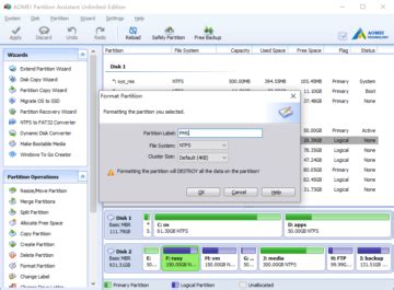 How To Format Partition With Partition Magic Server