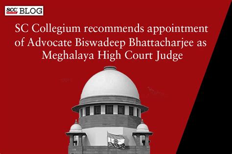 SC Collegium Recommends Appointment Of Advocate As Judge Of Meghalaya HC