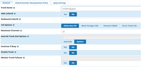 How Do I Modify The P Asserted Identity Configuration Freepbx