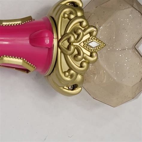 Disney Toys Disney Princess Interactive Lights Up Wand Pink Gold Heart Wand Belle Cinderella