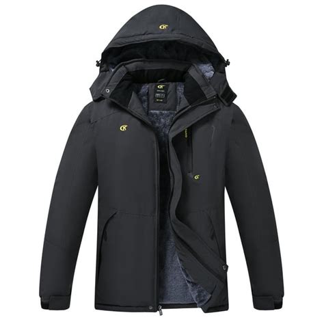 Tyhengta Mens Waterproof Ski Jacket Warm Winter Snow Coat Mountain