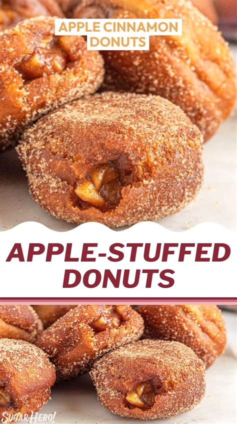 Apple Cinnamon Donuts Apple Donuts Donut Recipes Apple Donut Recipe