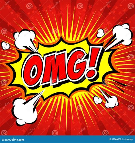 OMG! Comic Speech Bubble, Cartoon. Stock Photography - Image: 37866552
