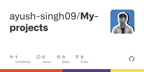 Github Ayush Singh09my Projects