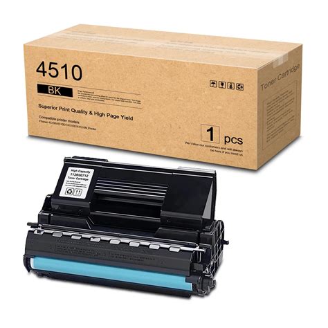 Amazon.com: Phaser 4510 High Capacity Black Toner Cartridge 1Pack ...