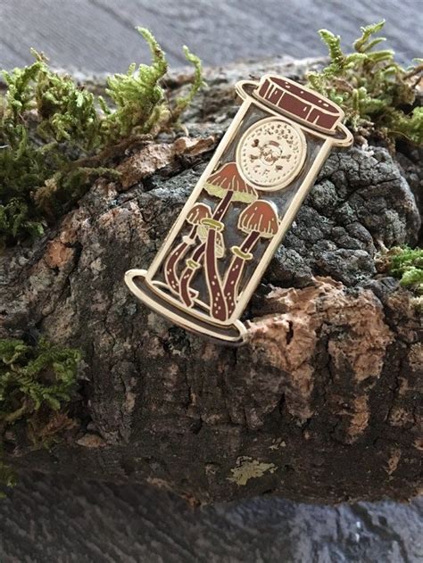 Apothecary Jar Poisonous Mushroom Series 2 Collectable Enamel Pin