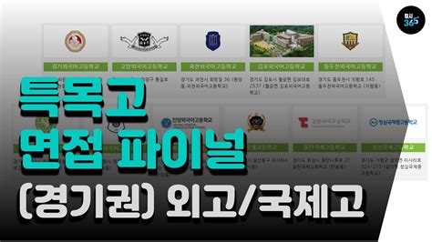 2024학년도 고입 경기권 외고 국제고 면접 파이널 Youtube
