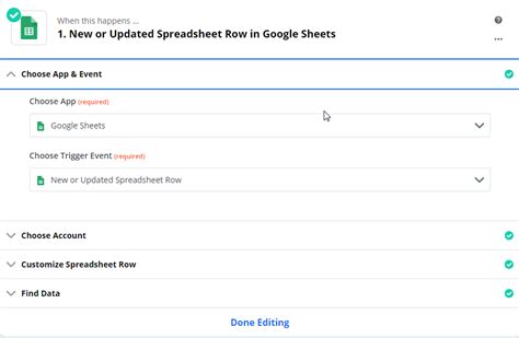 New Or Updated Spreadsheet Row In Google Sheets Only Works When A New Row Is Added Zapier