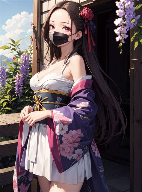 Nezuko Kamado Mask By Galervodgals On Deviantart