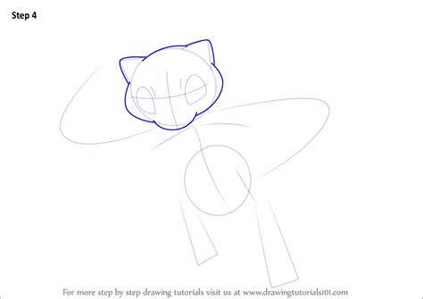 Learn How To Draw Mew From Pokemon Pokemon Step By Step Drawing Tutorials