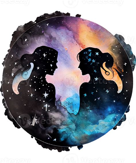 Tierkreis Zeichen Aquarell Ai Generativ 23476733 Png