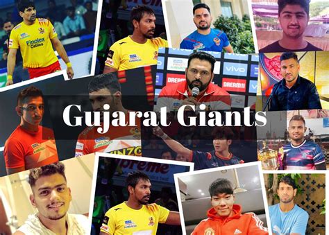 Gujarat Giants Pro Kabbadi League Match Team Players Owner