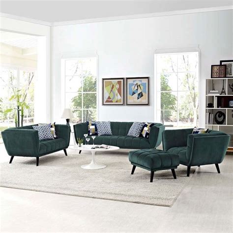 ركنة 4 قطع كتان Sz1023 موقع صوفا زون آثاث مودرن