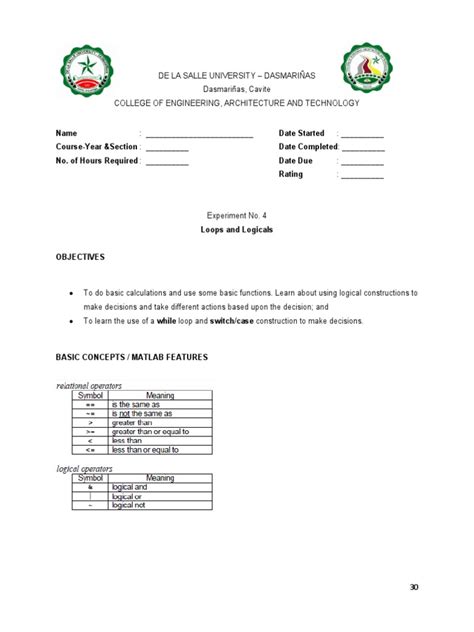 Name Date Started Course Year §ion Date Completed No Of Hours Required Date Due Rating