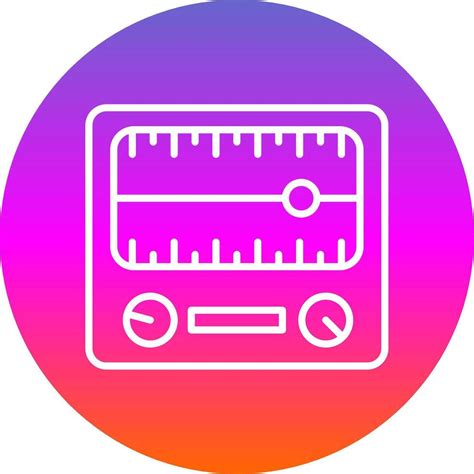 Dial Line Gradient Circle Icon 43716681 Vector Art At Vecteezy
