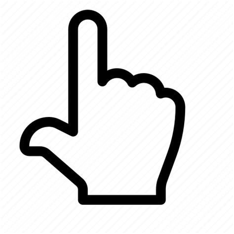Click Curser Finger Mouse Pointer Select Up Icon