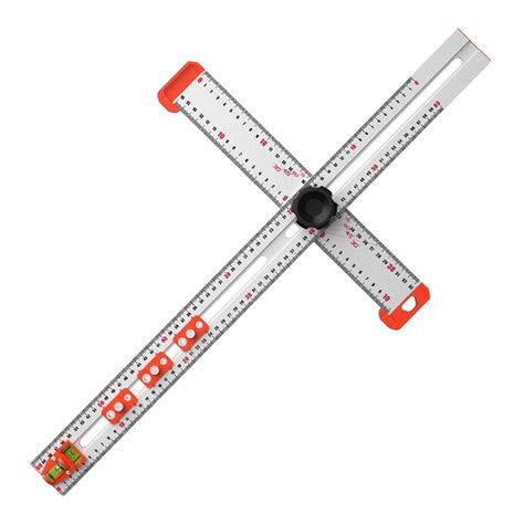 Jp T型定規 Tスクエア 大工定規 木工 直角型 ゲージ 測定 木工定規 高精度 穴あけ位置決め定規 木工スクライブ