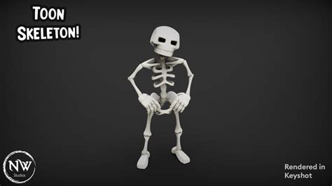 Toon Skeleton From Skeleton Army Pack