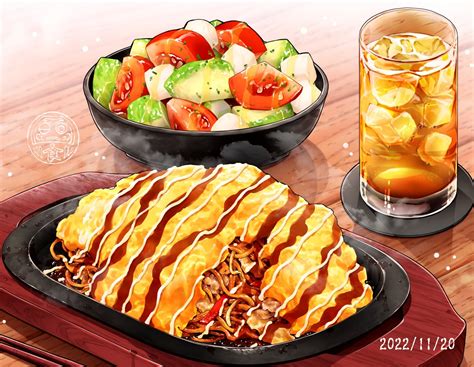 Ooranokohaku Original Commentary Request Artist Logo Chopsticks Cup Dated Drink Drinking