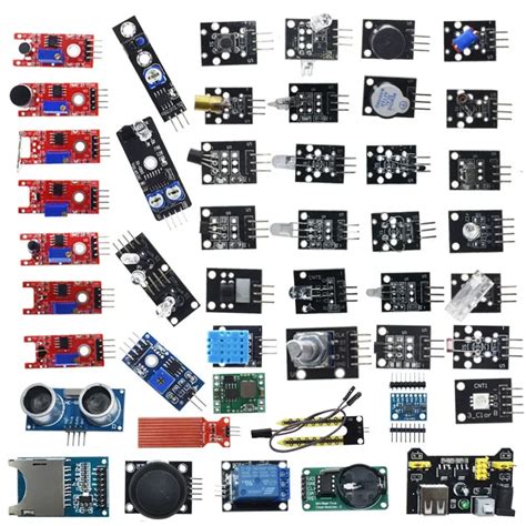 For Arduino 45 In 1 Sensors Modules Starter Kit Better Than 37in1 Sensor Kit 37 In 1 Sensor Kit