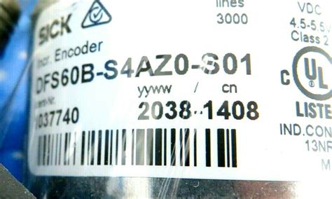 NEW SICK DFS60B S4AZ0 S01 ENCODER DFS60BS4AZ0S01 SB Industrial Supply Inc