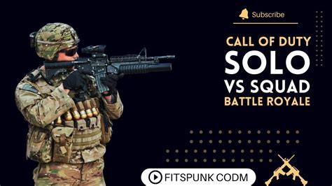 Solo Vs Squad Cod Platform Codm Black Market Call Of Duty Youtube