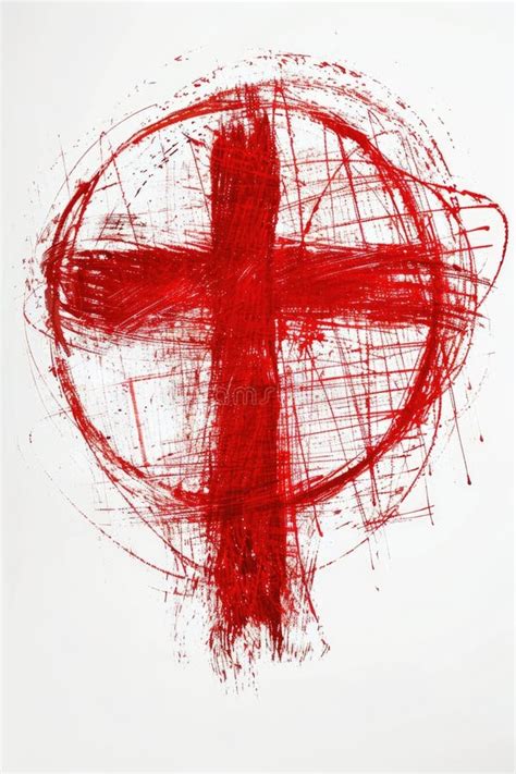 Simple White Cross On A Plain Background Suitable For Use In Various