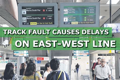 Track Fault Delays Trains On Ew Line For Four Hours Sgcarmart