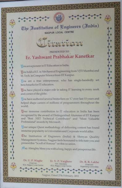 Yashavant Kanetkar Kanetkars Icit Pvt Ltd