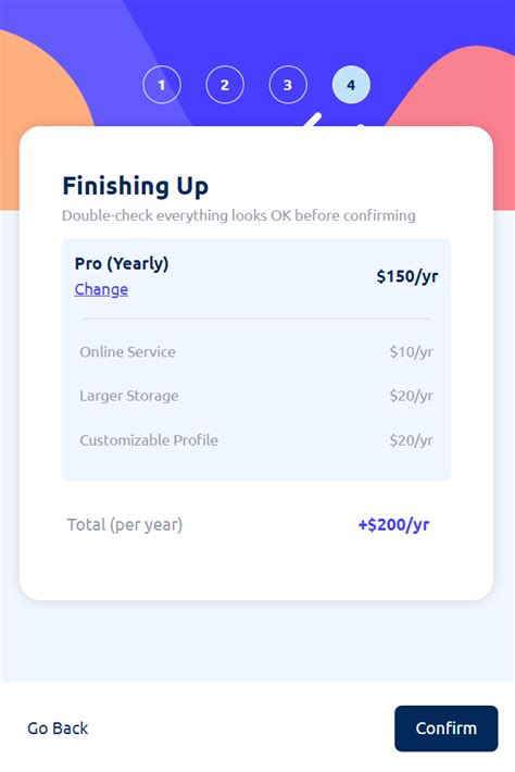 github omerturkerweb multi step form frontendmentor