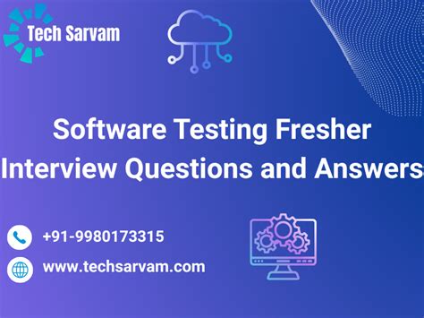 Software Testing Fresher Interview Questions And Answers