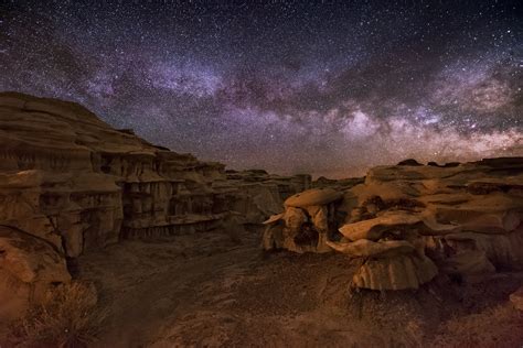 Milky Way Over Bistide Na Zin Wilderness New Mexico Pic By Wayne