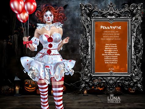 Second Life Marketplace ️ Pennywise Creepy Clown Halloween