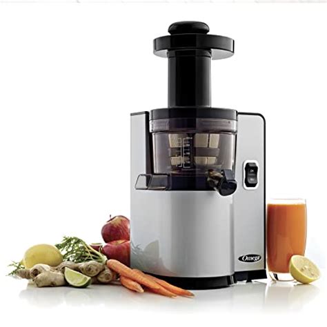 Omega Vsj843qs Juicer Vertical Slow Masticating Juice Extractor 43 Rpm