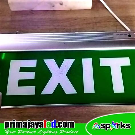 Lampu Sign Emergency LED Exit Prima Jaya LED