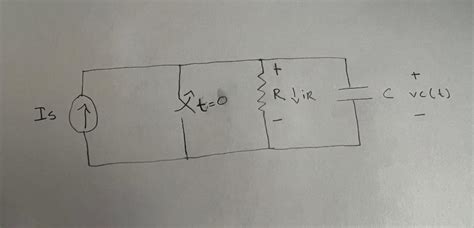 Solved For The RC Circuit Initially The Switch Is Closed Chegg