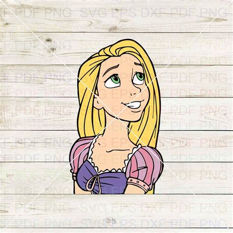 Rapunzel Tangled 004 Svg Dxf Eps Pdf Png Cricut Cutting Fi Inspire