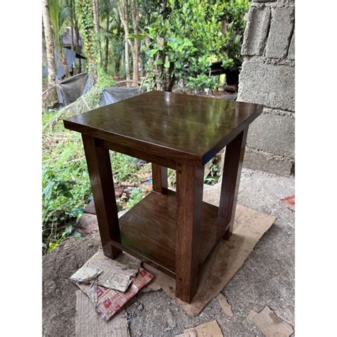 Magkuno Wood Side Table Shopee Philippines