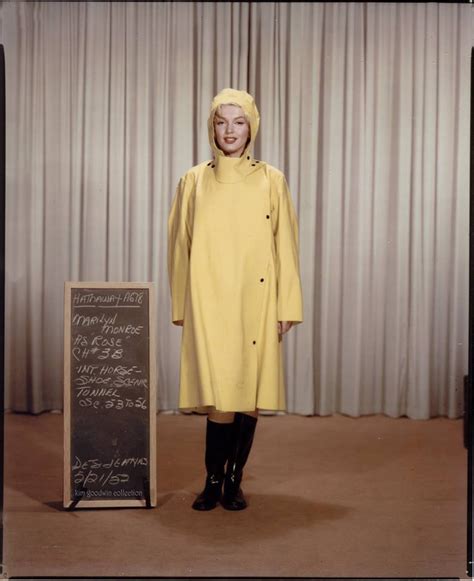 Marilyn Monroe During Wardrobe Tests For Niagara” May 25 1952