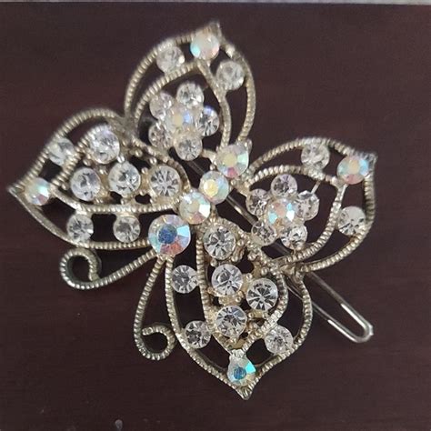 Accessories Vintage Butterfly Hair Barette Poshmark