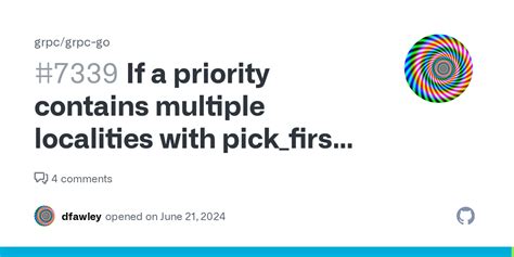 If A Priority Contains Multiple Localities With Pickfirst Load Is Reported Incorrectly · Issue
